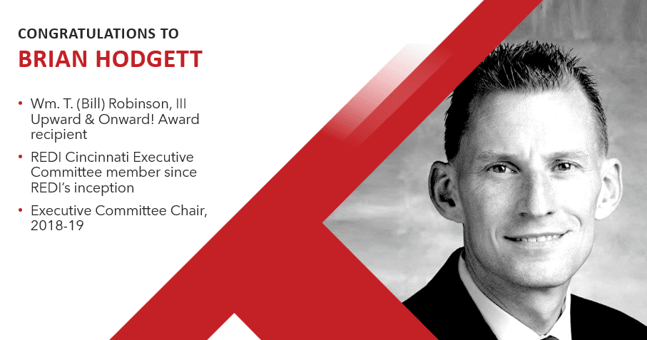 REDI Cincinnati recognizes Brian Hodgett as the Wm. T. (Bill) Robinson ...